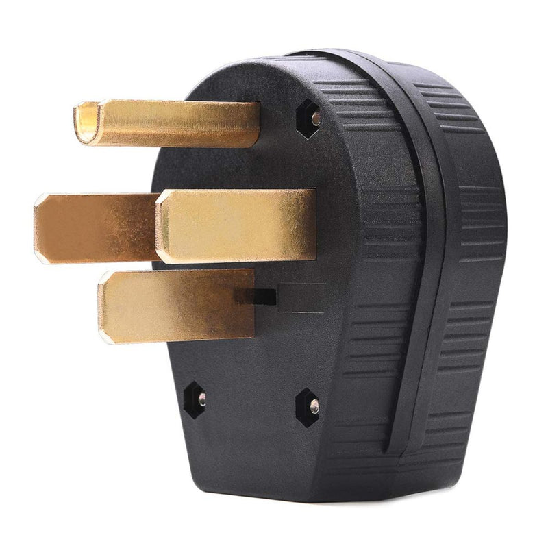 Enchufe Macho NEMA 14-50P 50A 125/250V. Conector Eléctrico Alta Potenc