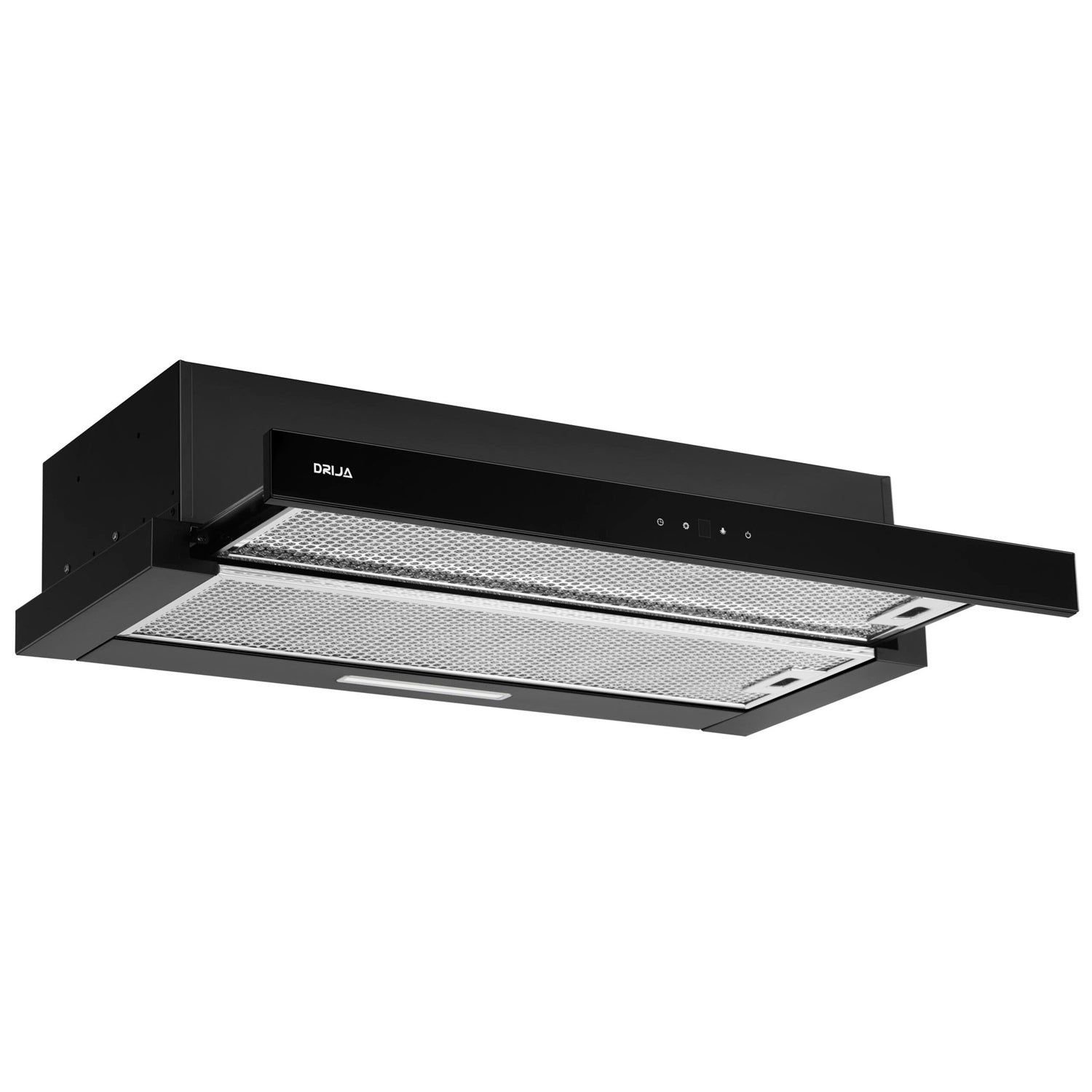 Extractor De Grasa Empotrable Retráctil Touch 90. Color Negro
