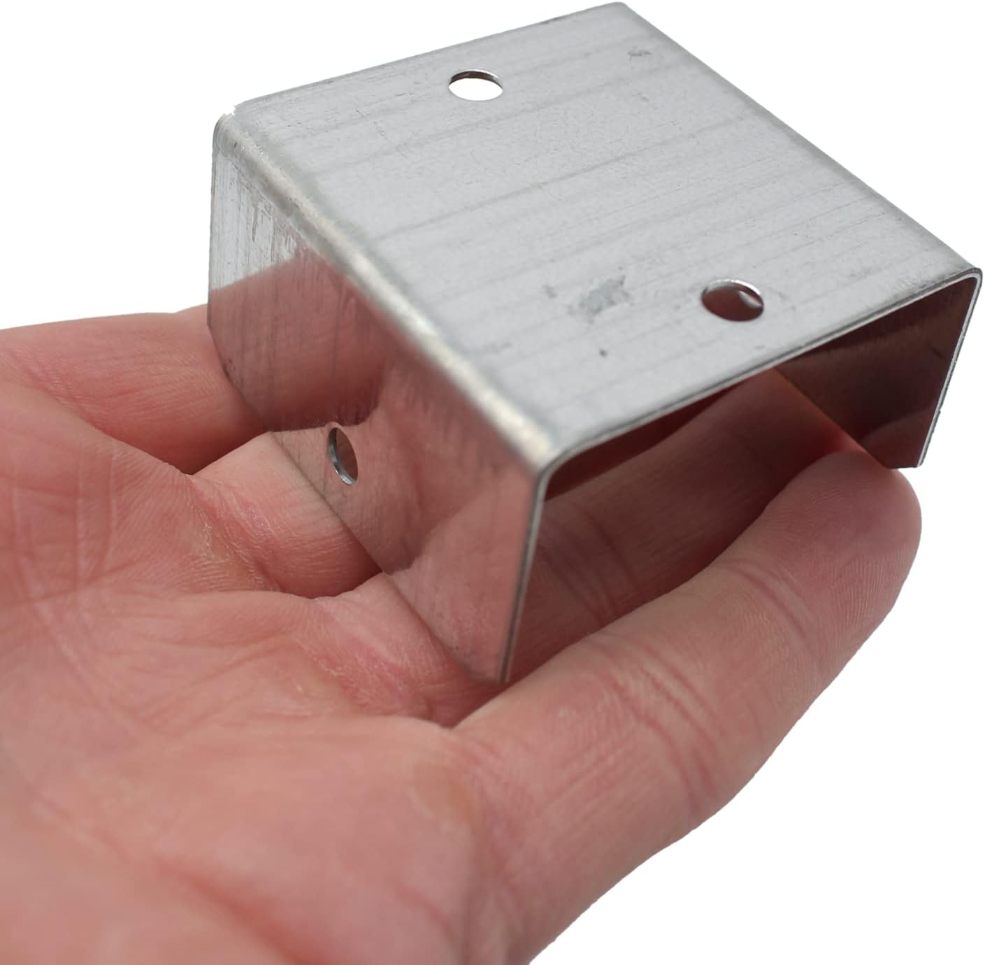 Conector A Muro Tipo U Para Tubo Pergolas 2" Decorativa Interiores 50X