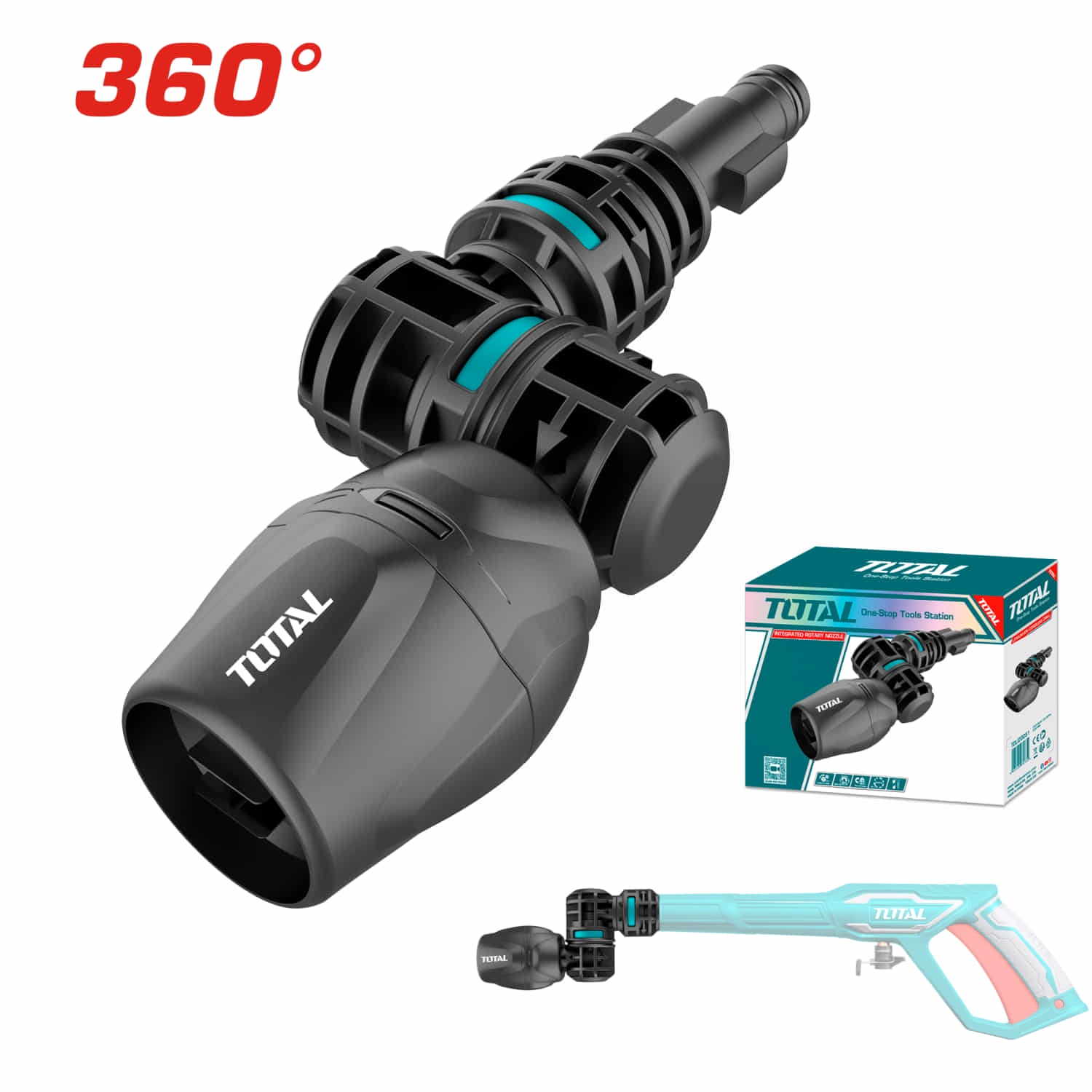 Boquilla Rotativa 360° Para Hidrolavadoras De Alta Presión 18Mpa/180Ba