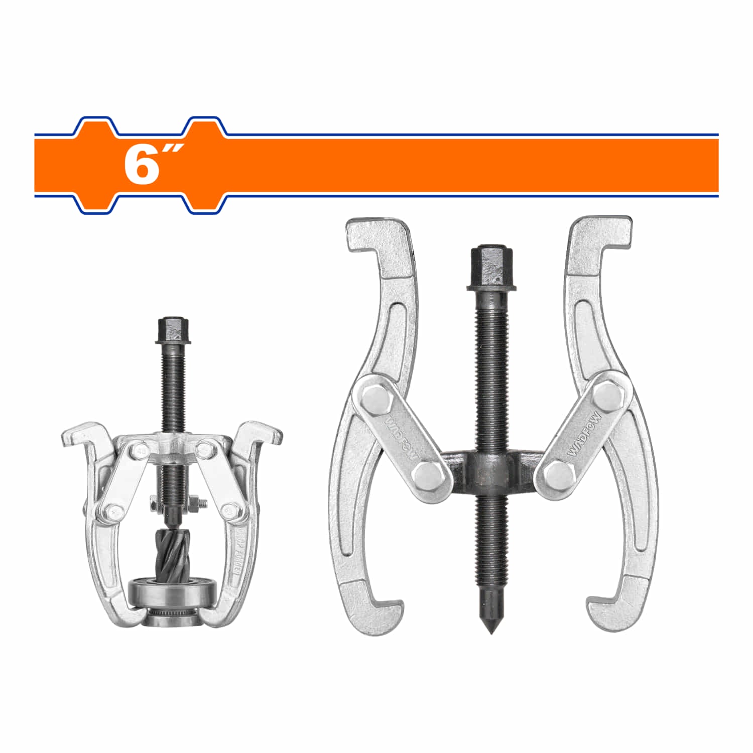 Extractor De 2 Mandíbulas 6". Tratamiento Térmico. Galvanizado. Extrac