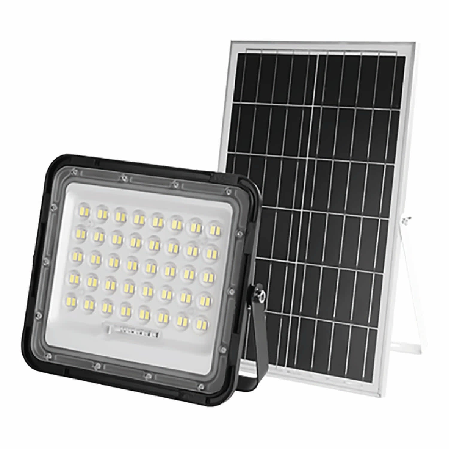 Reflector Solar LED 100W, 6500K. Iluminación Brillante. Sensor De Movi