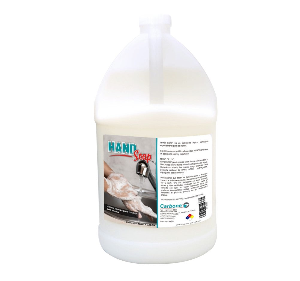 Jabon Liquido Antibacterial Antiseptico Hand Soap 1 Galon. Hecho A Bas