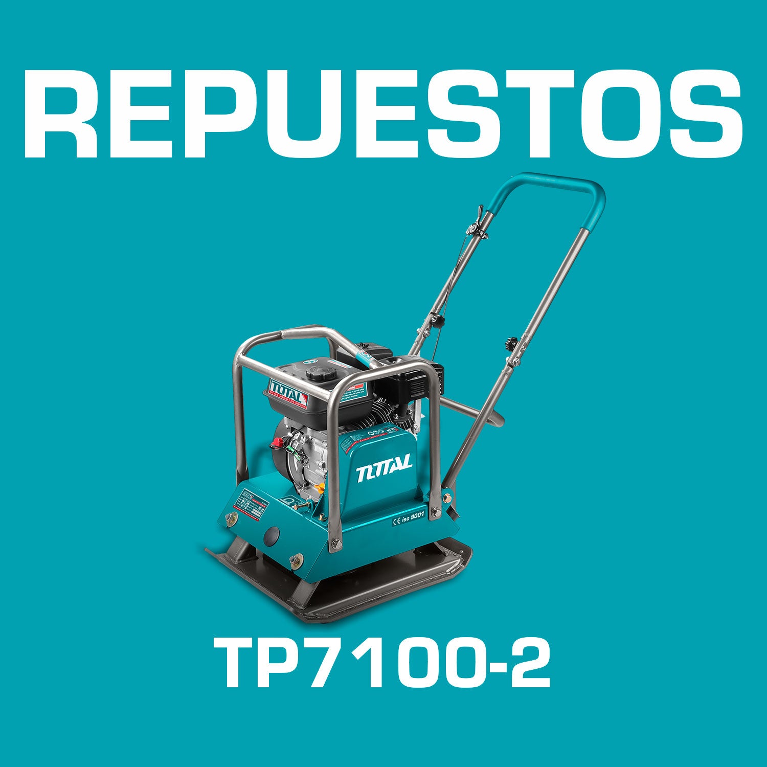 Repuestos Compactadora Tipo Rana De Gasolina. 4.8Kw (6.5HP). Codigo TP