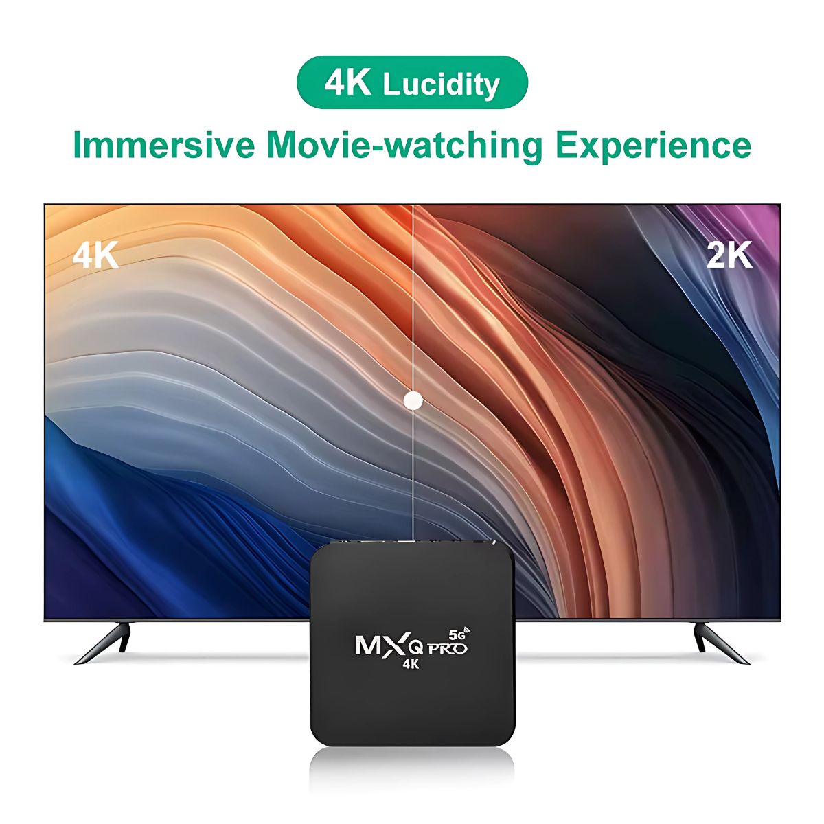 TV Box Android 11.1 4K Ultra HD Con Wifi 5G. Convierte Tu TV En Smart.
