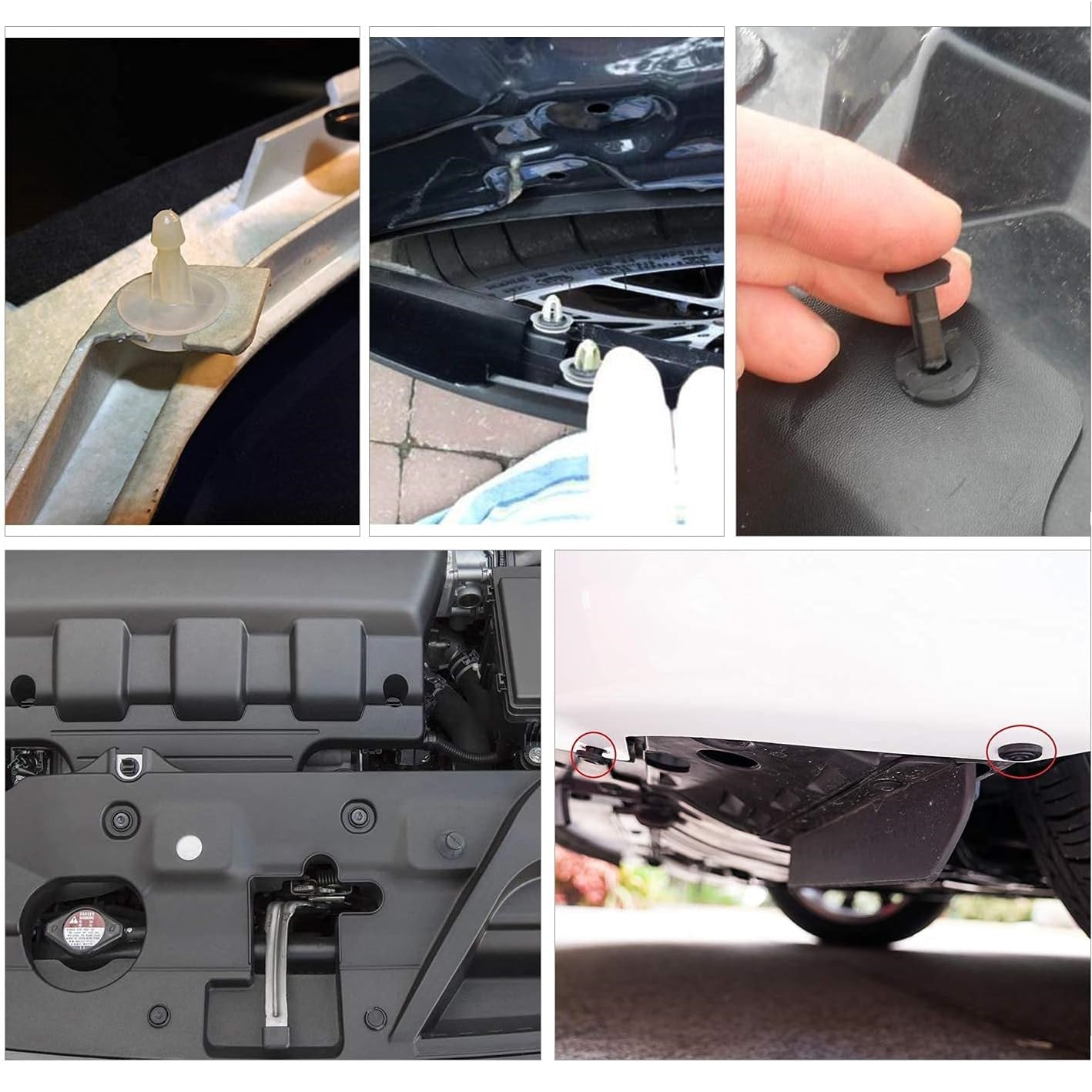 Clips De Retención Para Autos, Set De 425 Piezas, 19 Tipos De Clip.