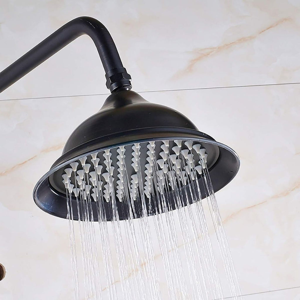 Ducha Tipo Lluvia. Regadera Vintage Con Ducha De Mano Y Manguera Flexi