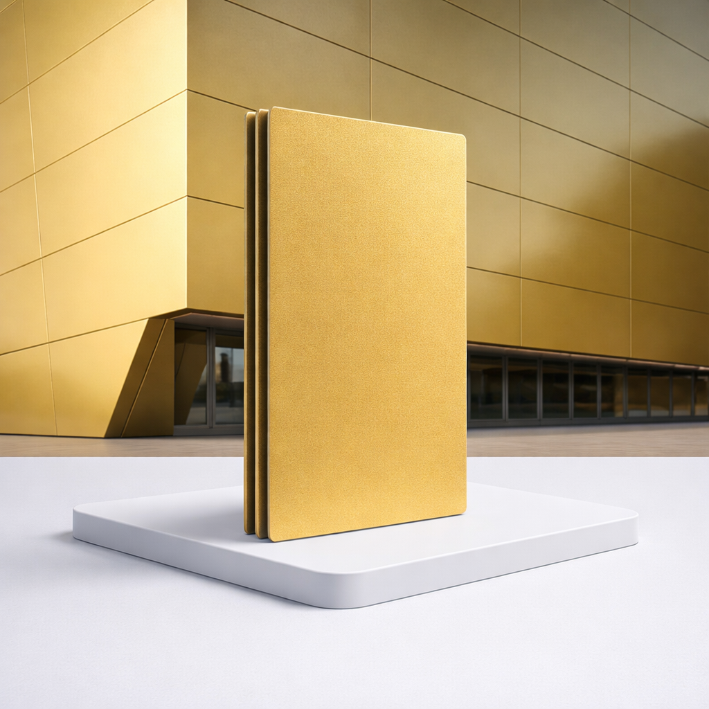 Lámina Alucobond ACM 4Mm PVDF 1.22X2.44M (4X8pies) Panel Revestimiento