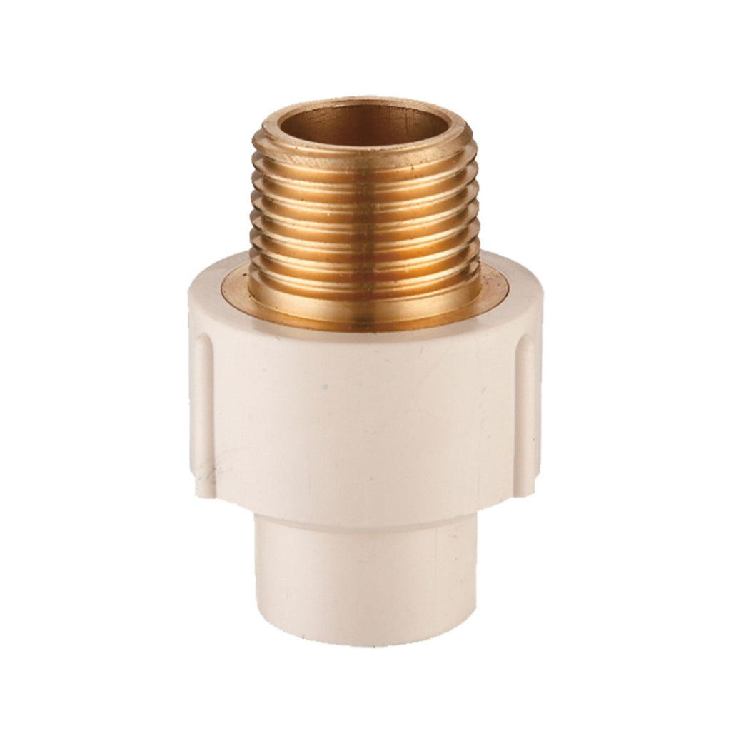 Adaptadores Machos CPVC Con Inserto Metálico Bronce Roscado.