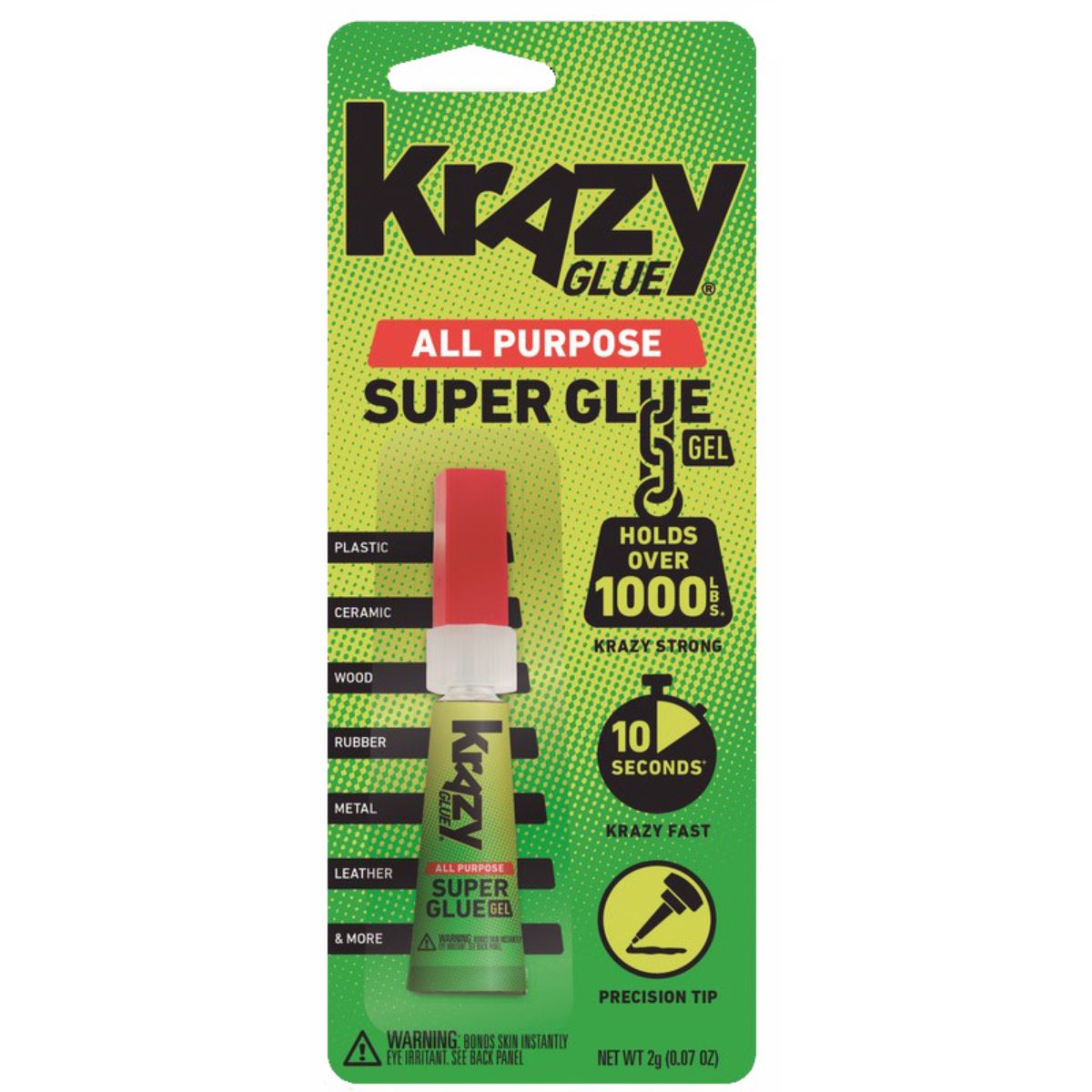 KRAZY GLUE FORMULA "GEL” 2 Gramos